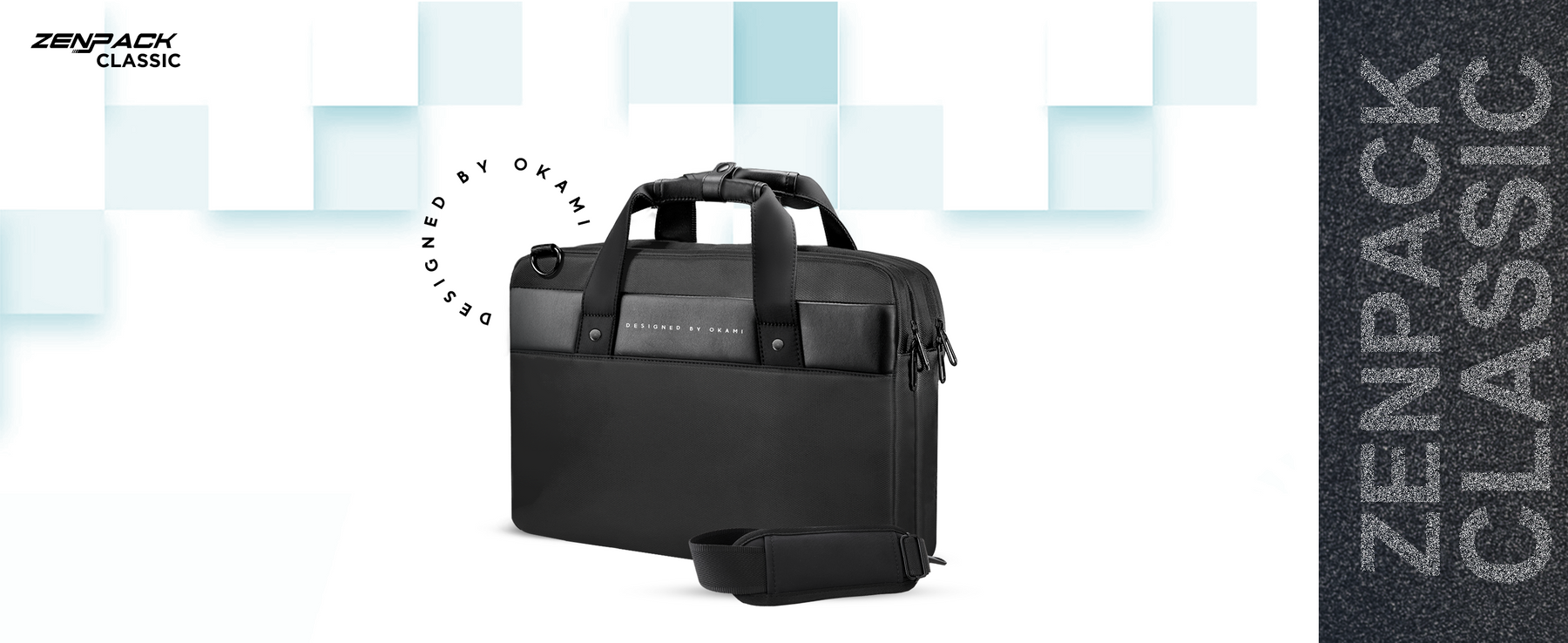 ZenPack Classic Laptop Messenger Bag X Briefcase for Laptops up to 15.