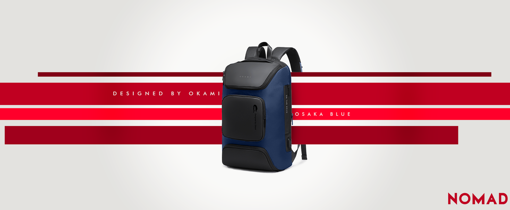 Nomad Laptop Backpack for Laptops up to 15.6" with Integrated Dual USB