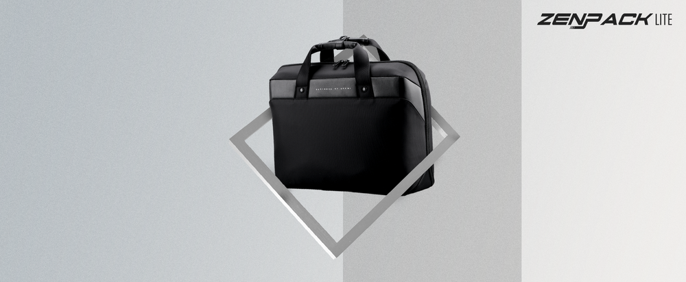 ZenPack LITE Laptop Messenger Bag X Briefcase with USB Fast-Charging f